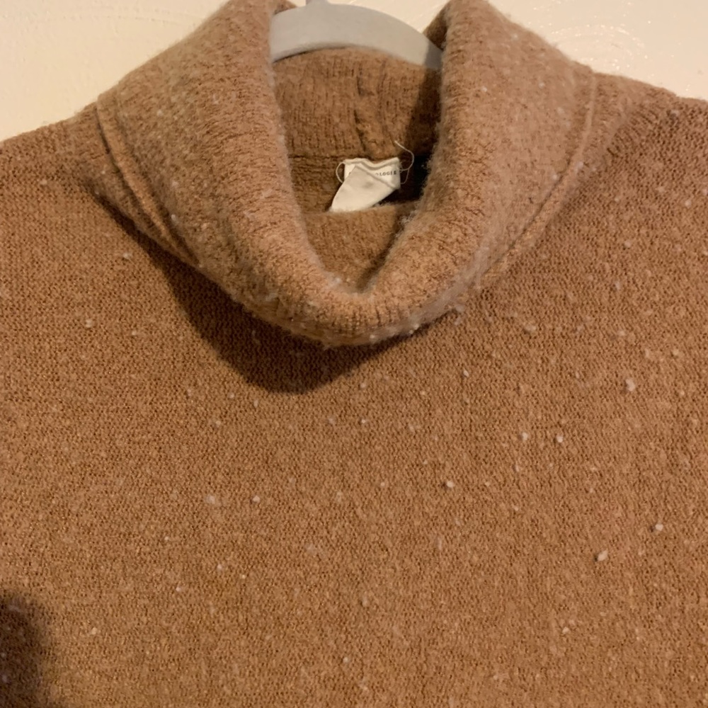 Anthropologie Akemi + Kin Camel Mock Neck Sweater Wit… - Gem